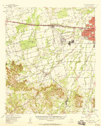 1957 Map of Buffalo Gap, TX — High-Res | Pastmaps